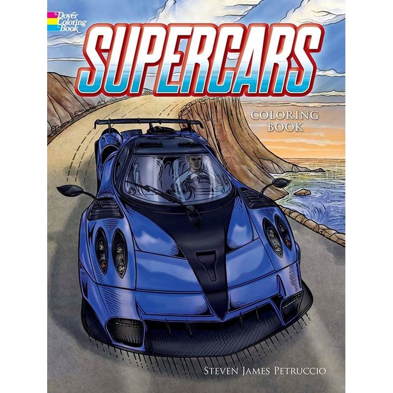 Buy Supercars Coloring Book in UAE | Mumzworld