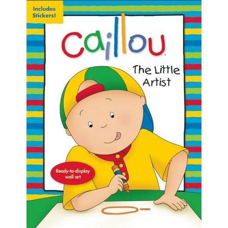 Buy Caillou: The Little Artist: Ready-To-Display Wall Art in UAE ...