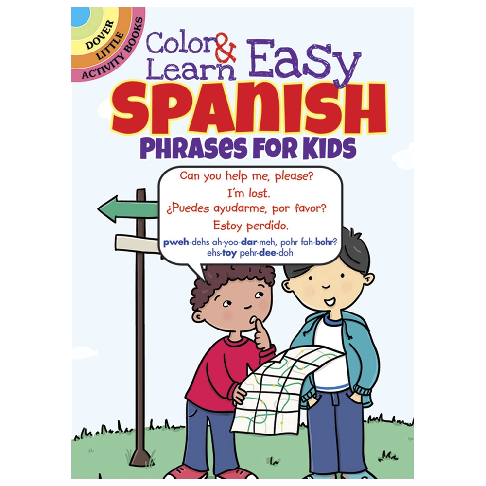 Buy Color & Learn Easy Spanish Phrases For Kids in KSA | Mumzworld
