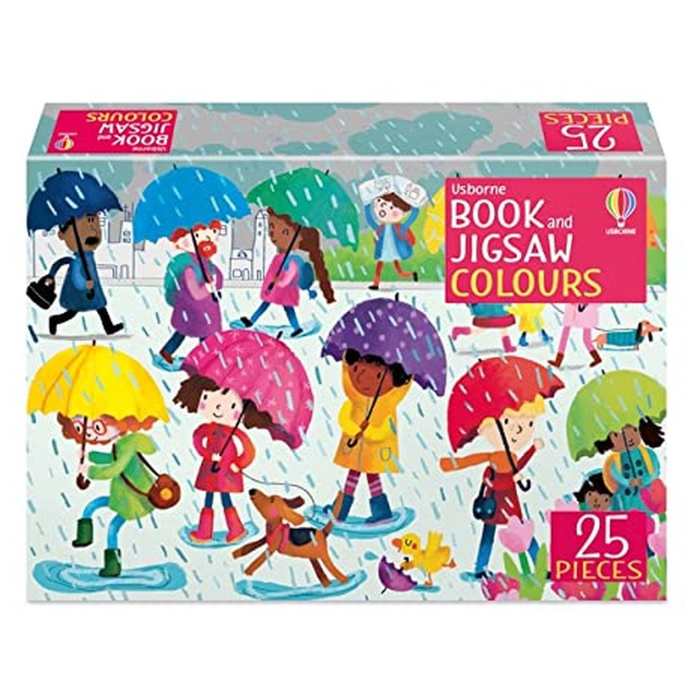 Buy Usborne Books - Book And Jigsaw Colours in UAE | Mumzworld