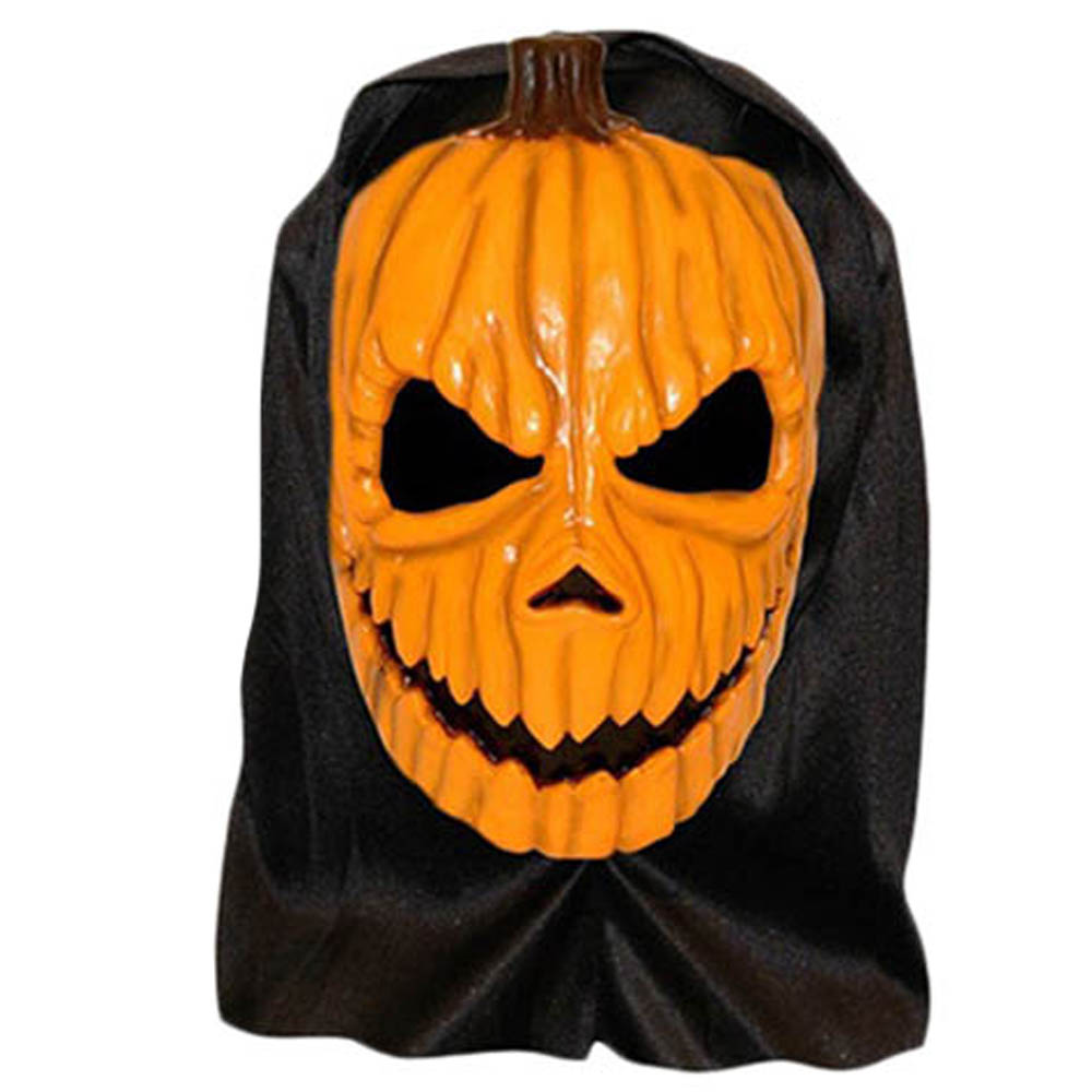 Buy Chamdol - Halloween Full Face Masks With Black Hood - Pumpkin in ...