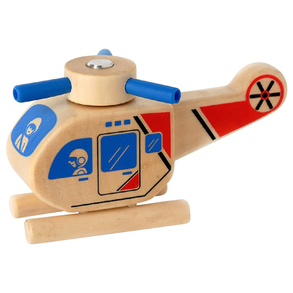 Buy Click Clack - Helicopter Wooden Toy in KSA | Mumzworld