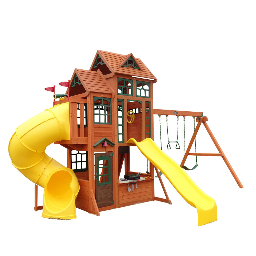Kidkraft - Canyon Ridge Wooden Swing Playset | Buy at Best Price from ...