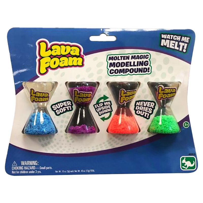 Kangaru - Lava Foam 4 Pack 3g Hourglass | Buy at Best Price from Mumzworld