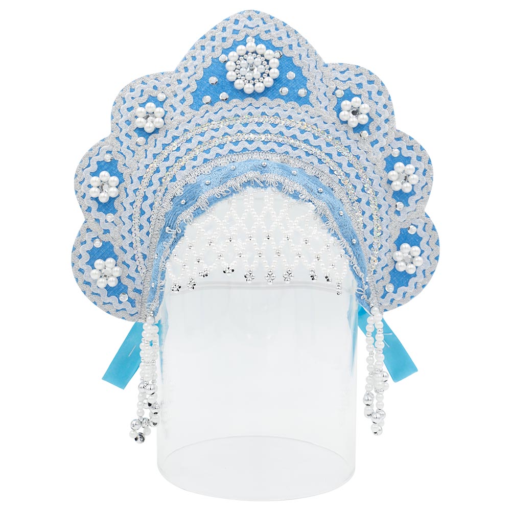 Buy D' Daniela - Traditional Headdress Kokoshnik - Blue & Silver in UAE ...