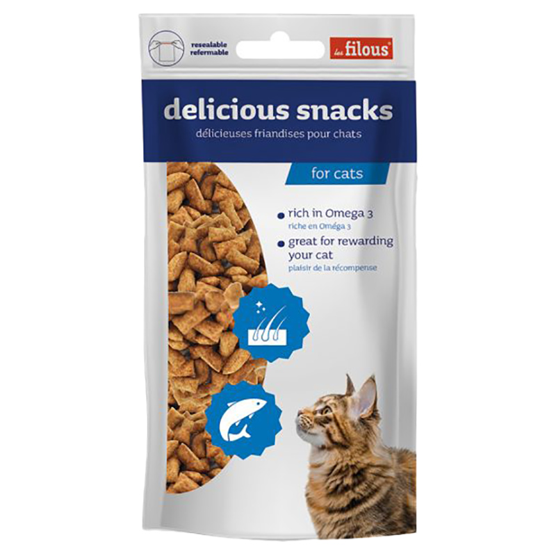 Buy Les Filous - Crunchy Deep Sea Fish Cat Treat 50g in UAE | Mumzworld