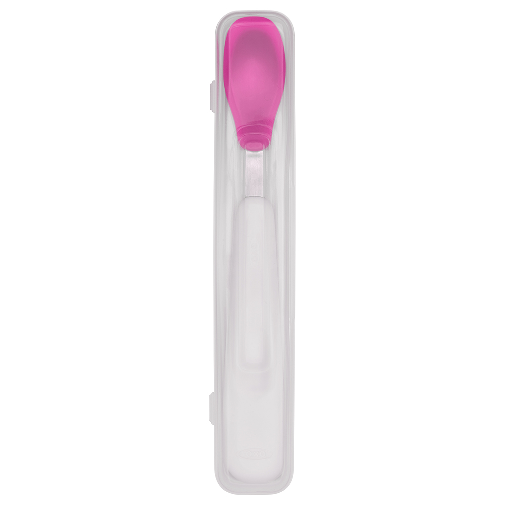 Buy Oxo Tot - On-The-Go Feeding Spoon - Pink in UAE | Mumzworld