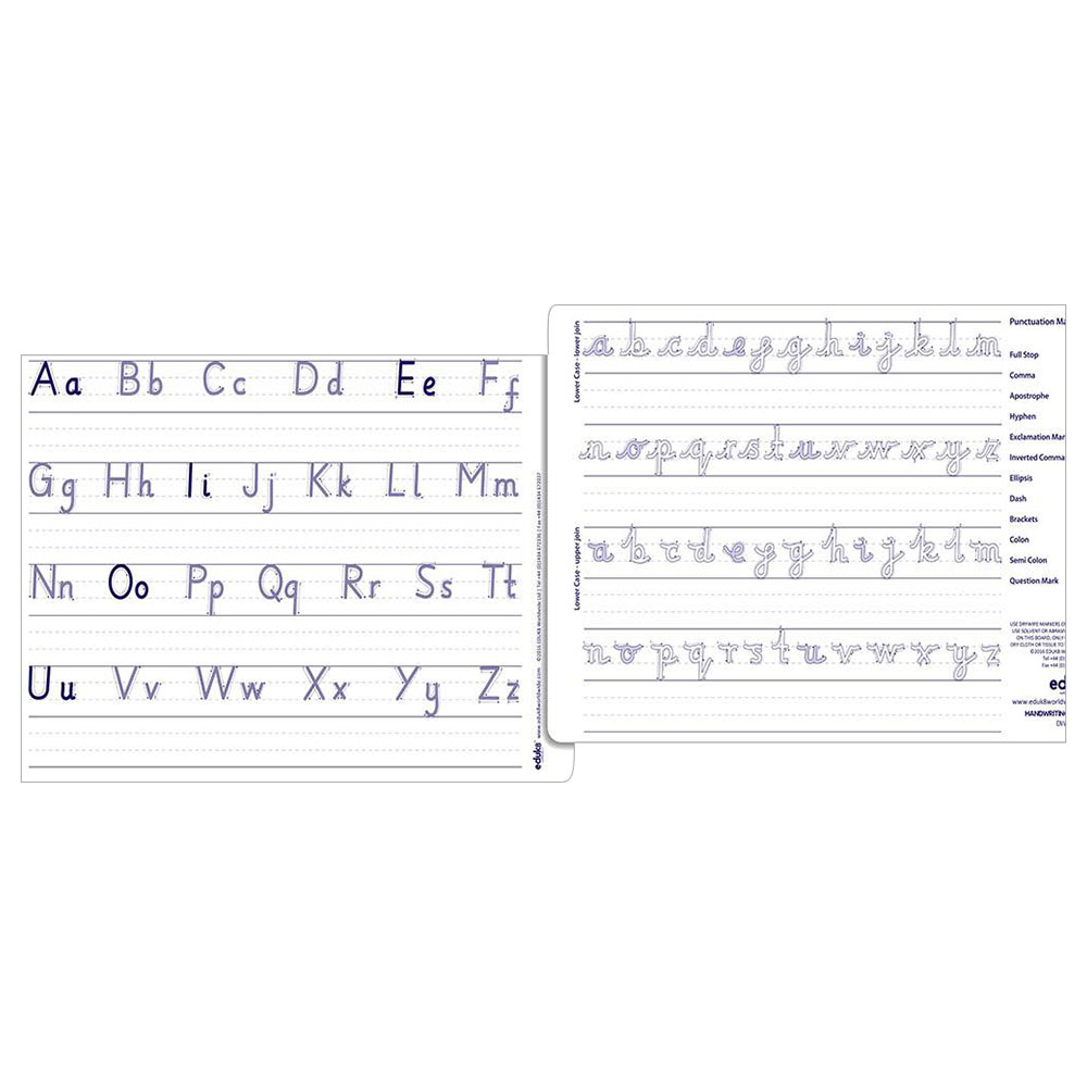 Buy Eduk8 Worldwide - Teacher's Dry Erase Handwriting Boards Online ...