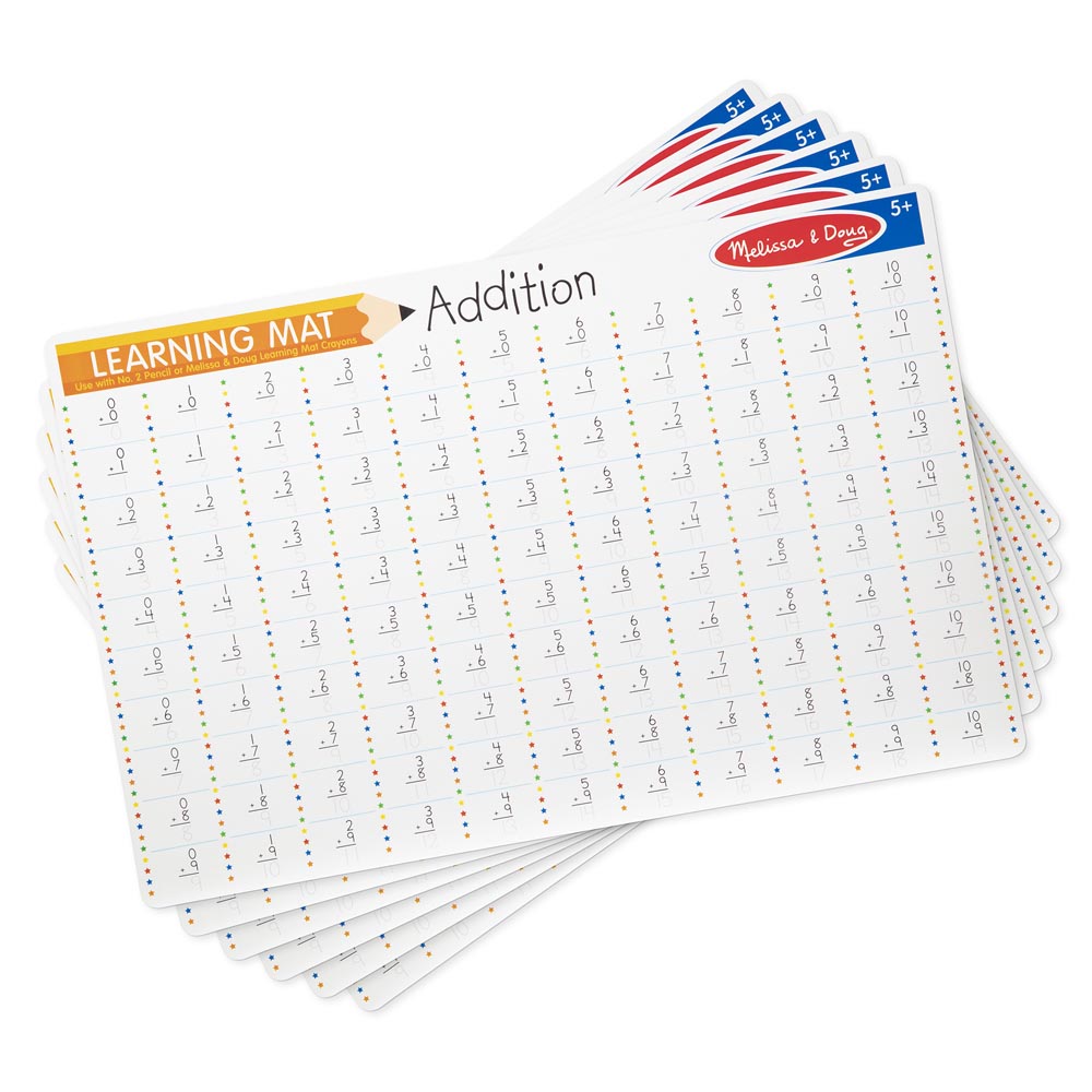 Buy Melissa & Doug - Write-A-Mat - Addition Problems (Bundle of 6) in ...