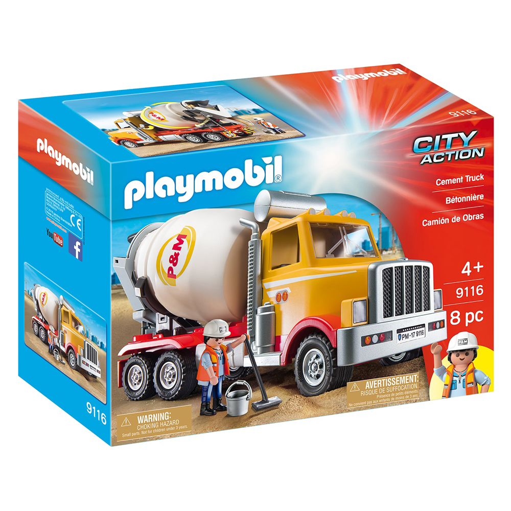 Buy Playmobil - Cement Truck Playset in UAE | Mumzworld