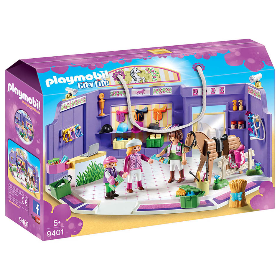 Buy Playmobil - City Life Horse Tack Shop Playset Online | Mumzworld