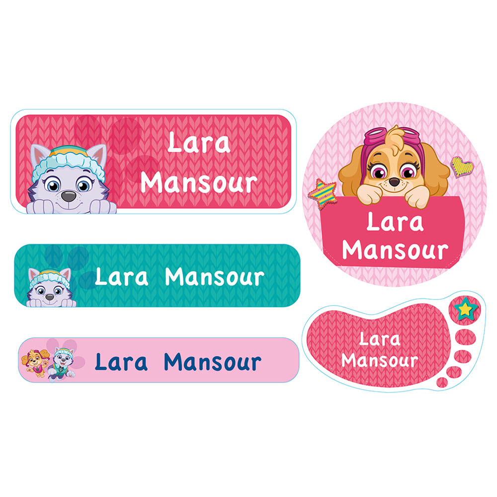 Buy Essmak - Personalised School Labels - Paw Patrol - 74Pcs in Oman ...