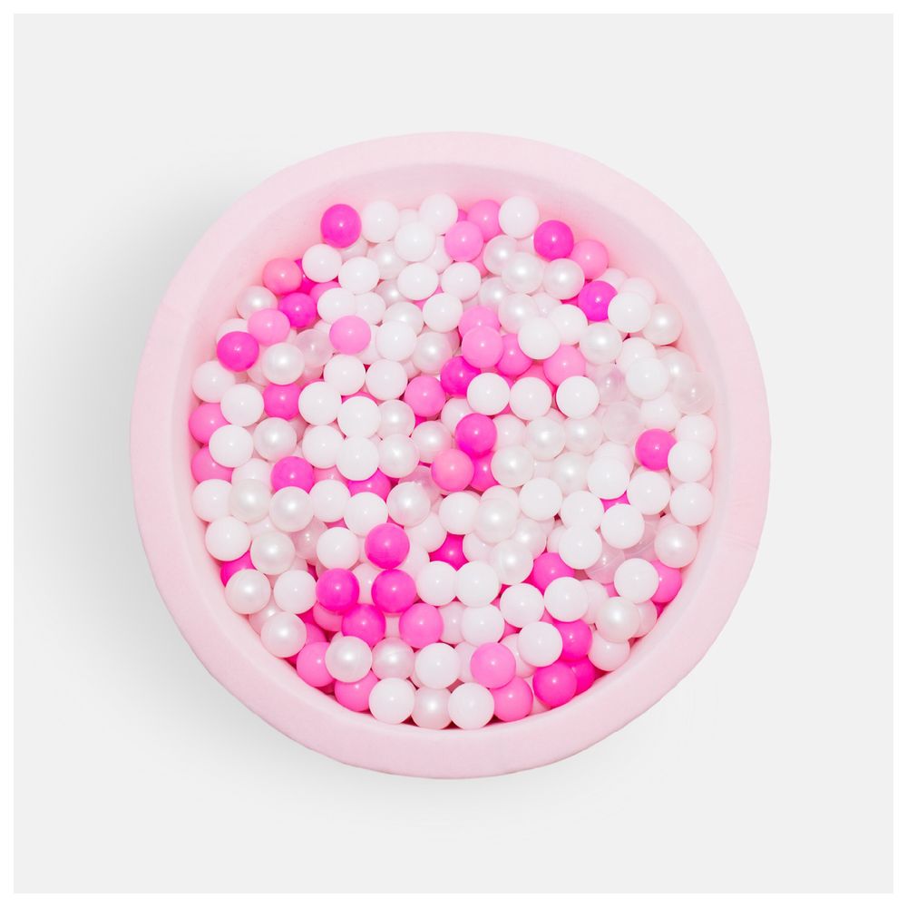 Buy Ezzro - Round Ball Pit 120x50 With 600 Balls (Baby Pink, Fuchsia ...