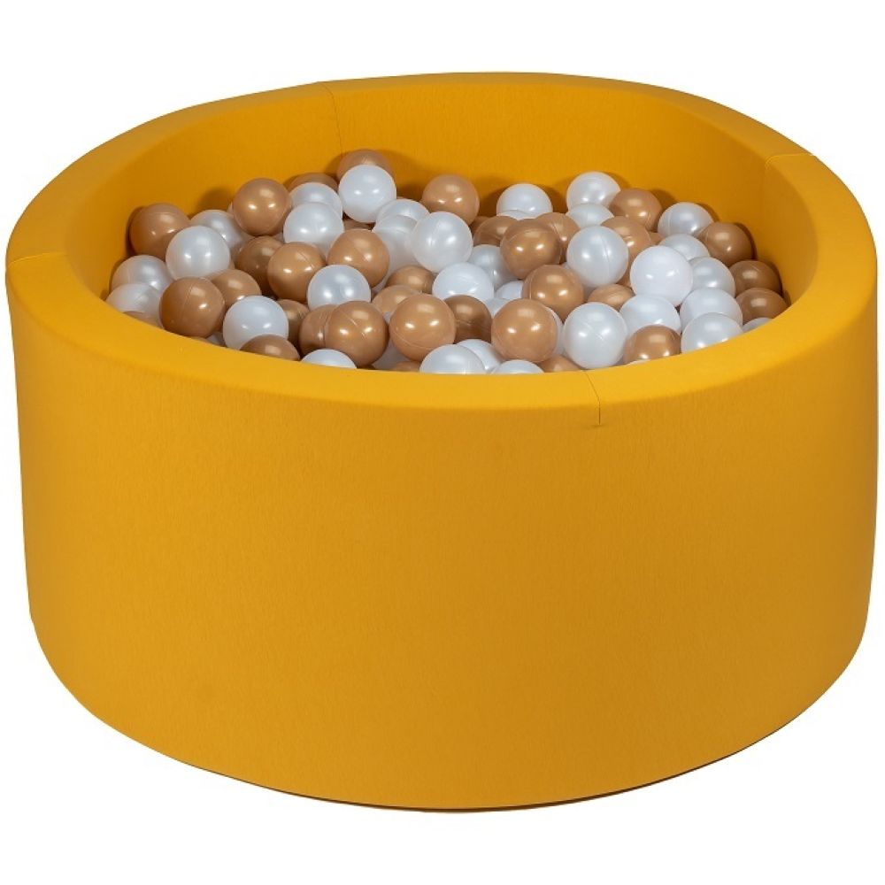 Buy Ezzro - Round Ball Pit 120 x 50cm With600 Balls(Pearl, White ...