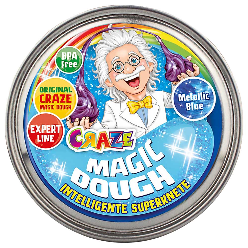 Buy Craze Magic Dough - Expert Professor - Metallic Blue in UAE | Mumzworld