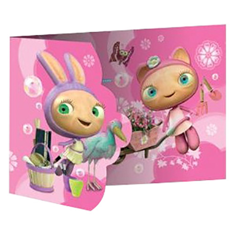 Buy Invitation Card with envelop - Waybuloo Pink in UAE | Mumzworld