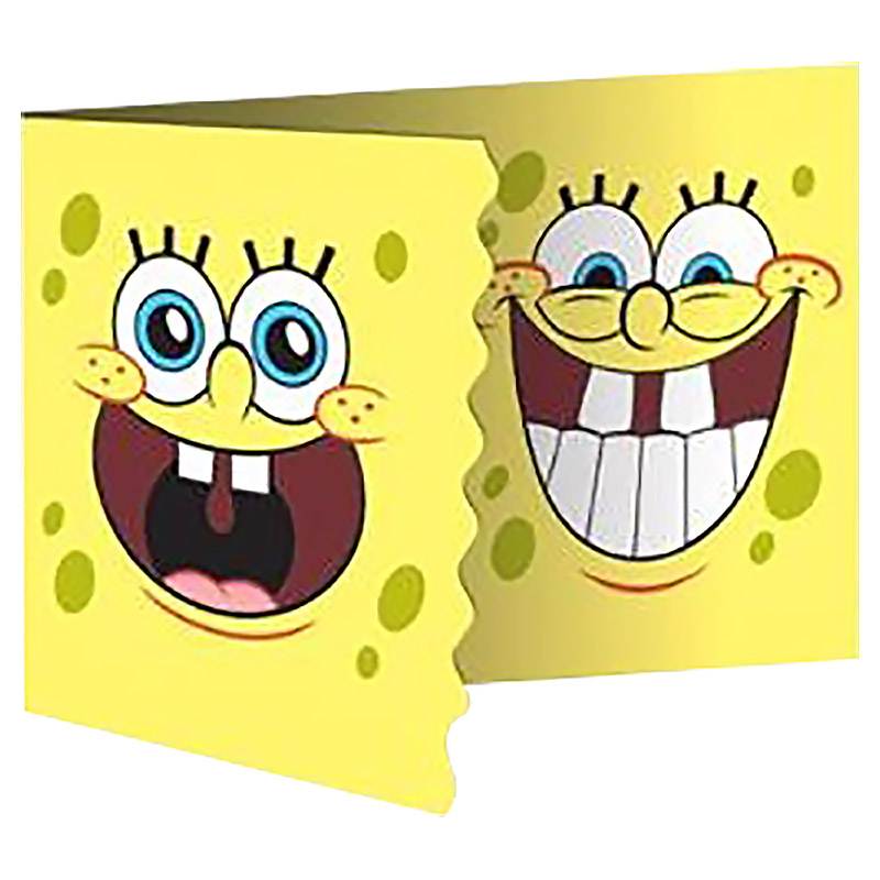 Buy Invitation Card with Envelop - Sponge Bob Yellow in UAE | Mumzworld