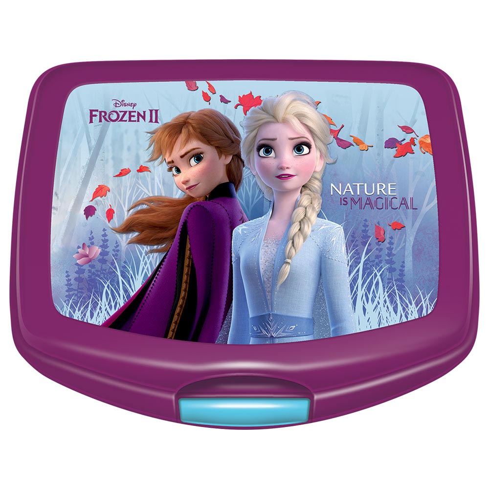 Buy Disney - Frozen II - Lunch Box - Purple in UAE | Mumzworld