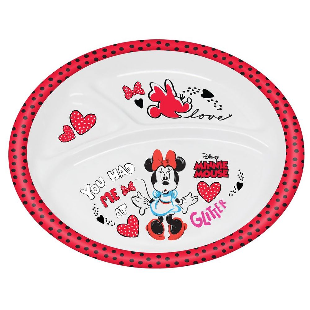 Buy Minnie Mouse Kids Mico Plate Online | Mumzworld