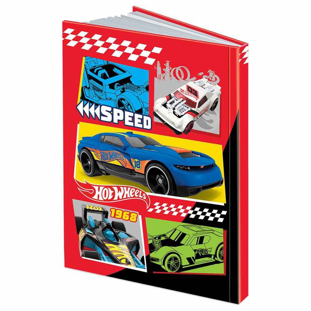 Buy Hot Wheels - Arabic Hardcover A5 Notebook 100 Sheets in UAE | Mumzworld