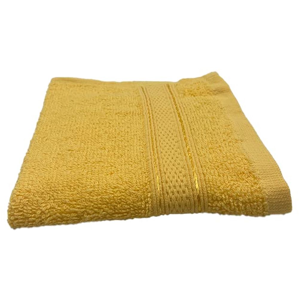 Buy Byft - 100% Cotton Daffodil Washcloth - 30X30Cm - Yellow in KSA ...
