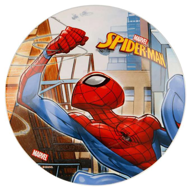 Buy Disney - 3Pcs Dinner Set Spiderman Streets in UAE | Mumzworld