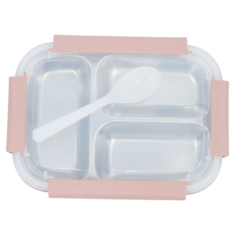Buy Little Angel Leak Proof Stainless Steel Lunch Box - Baby Pink in ...