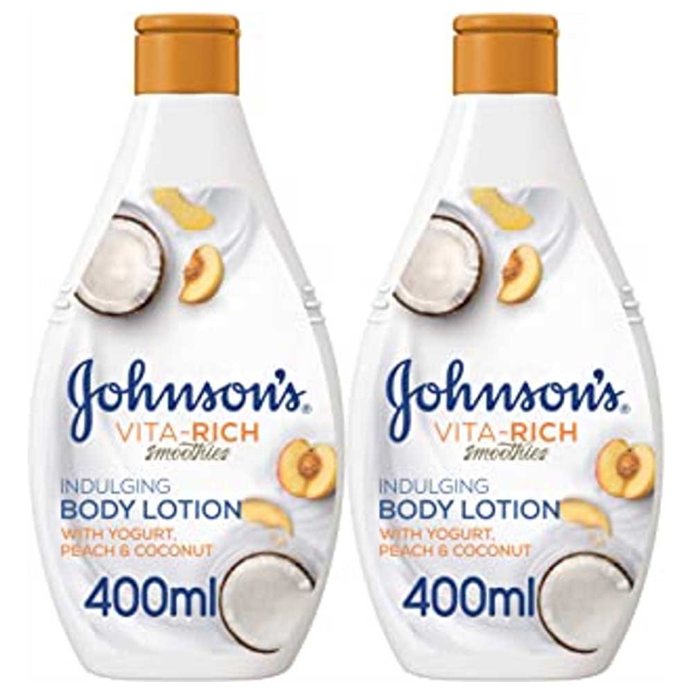 Buy Johnson & Johnson - Vita Rich Yogurt, Peach & Coconut Body Lotion ...