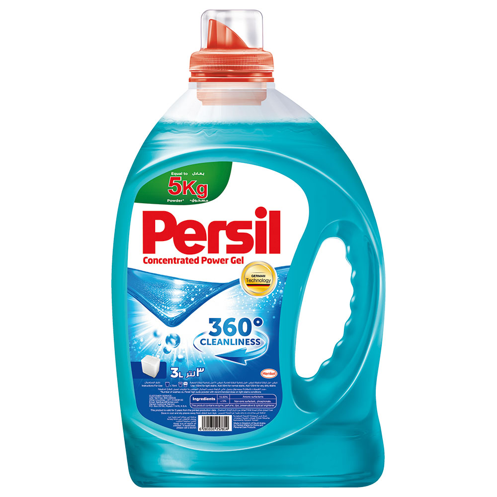 Persil - High Foam Power Gel Laundry Detergent 3L | Buy at Best Price ...