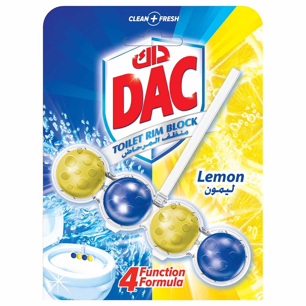Dac - Power Active Toilet Rim Block Lemon 51g | Buy at Best Price from ...