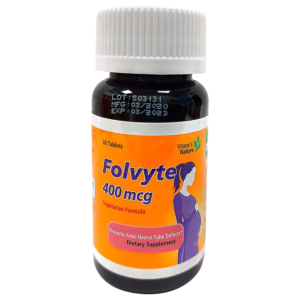 Vitane - Folvyte 400mcg Tablets - 30's | Buy at Best Price from Mumzworld