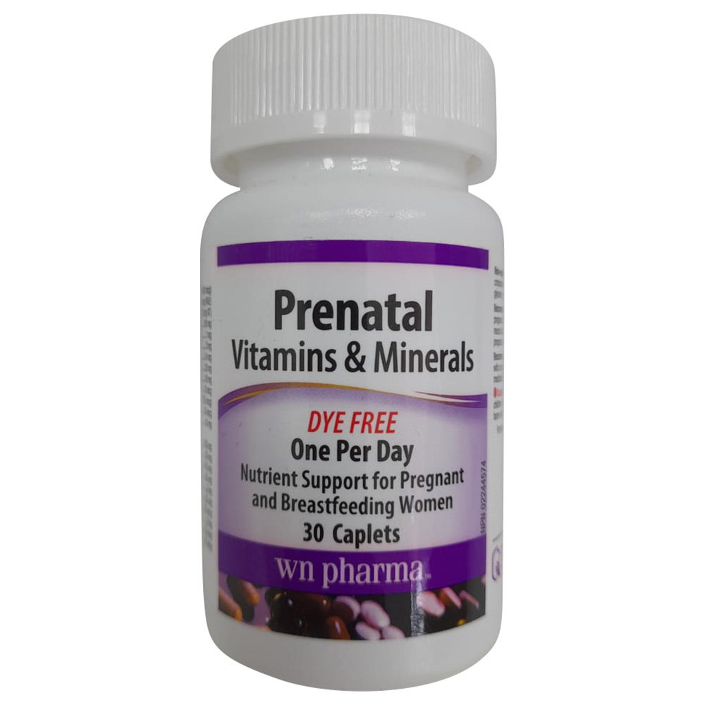 Buy Webber Naturals - Prenatal Vitamins & Minerals Tablets - 30's in KSA | Mumzworld