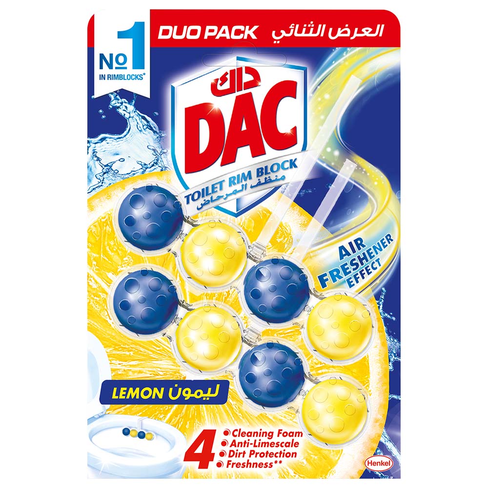 Buy DAC - Rim Block Duo Power Active Lemon - 100G in UAE | Mumzworld
