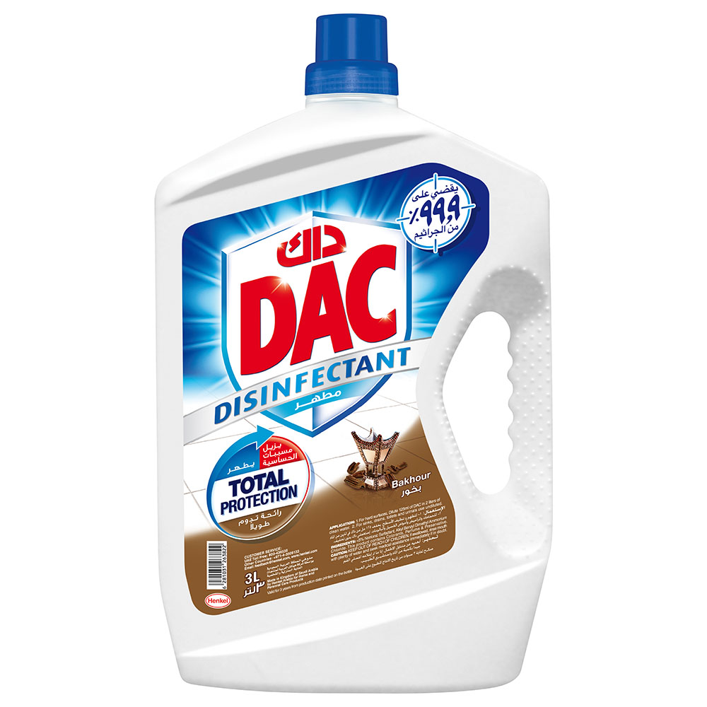 Buy DAC - Disinfectant Bakhour Liquid Cleaners - 3L in UAE | Mumzworld