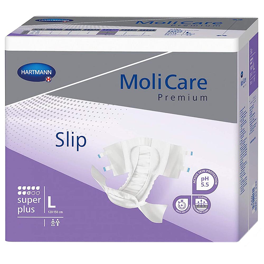 Hartmann - Molicare Premium Super Plus Slip Adult Diaper Large 30's ...
