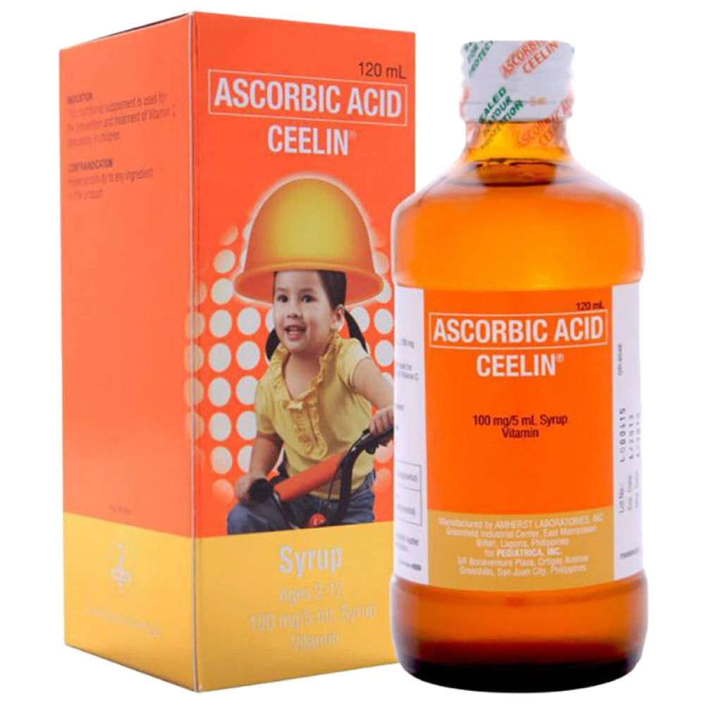 Ceelin - Ascorbic Acid Syrup 120ml | Buy at Best Price from Mumzworld