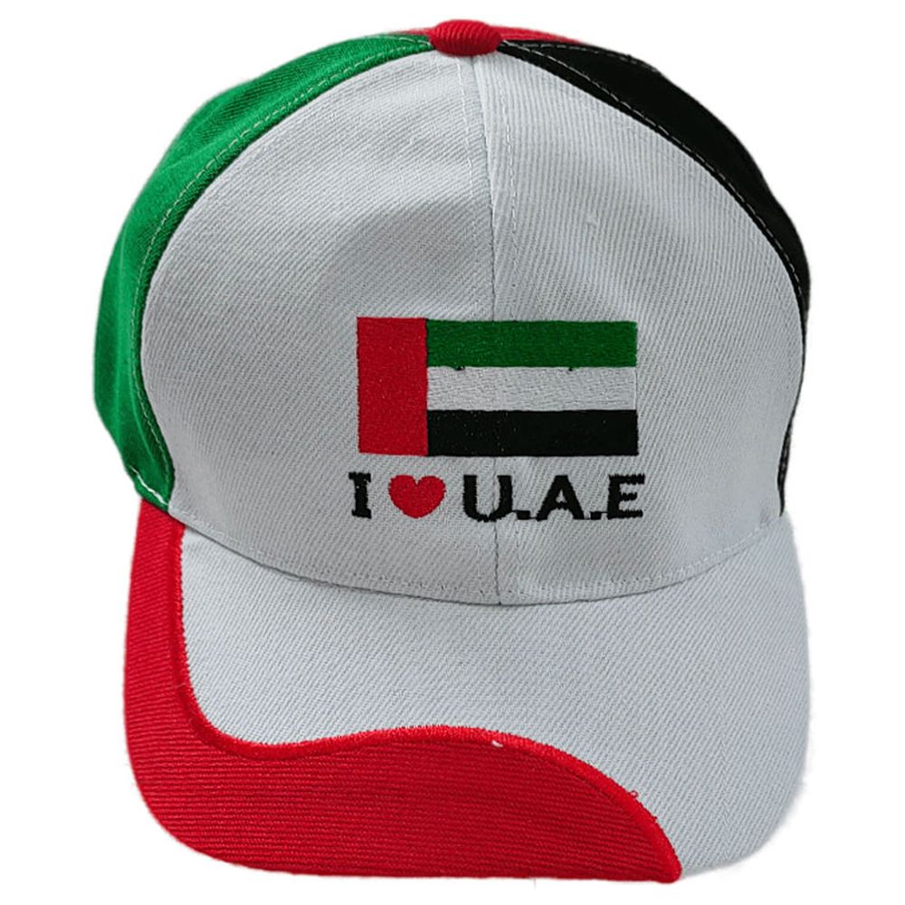 Buy Brain Giggles - I LOVE UAE National Day Cap in UAE | Mumzworld