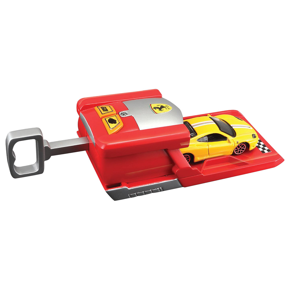 Buy Bburago - Ferrari Pocket Garage With Spring Action Launcher in KSA ...