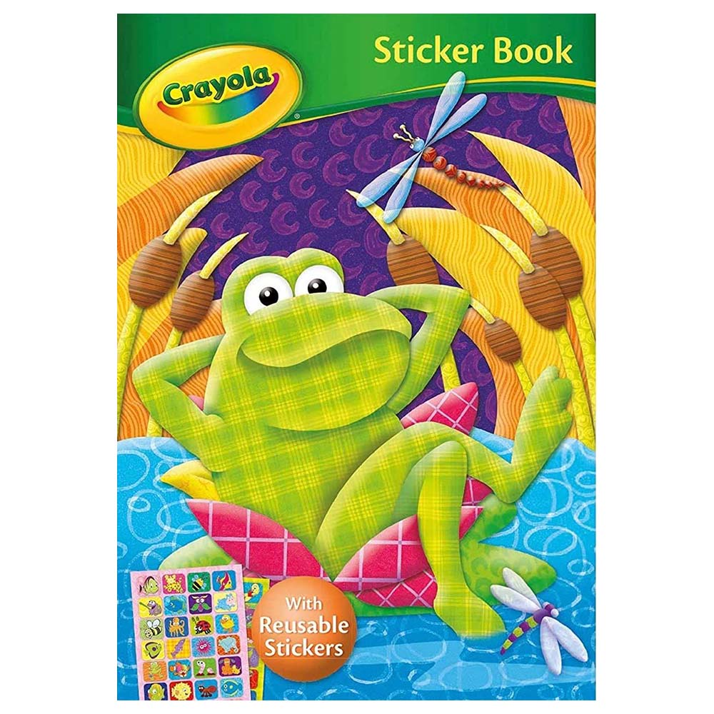Buy Crayola Colouring Sticker Book -Frog in KSA | Mumzworld