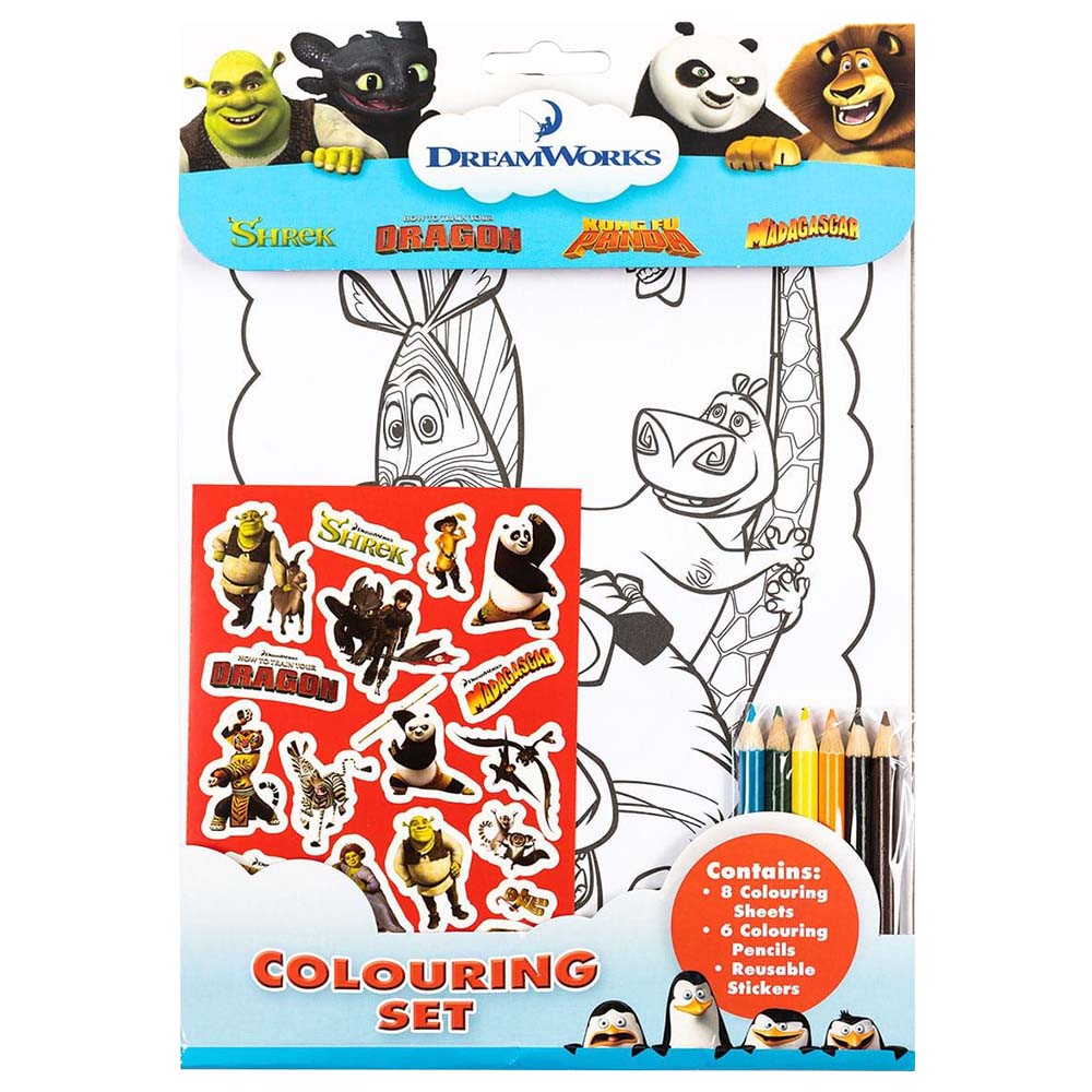 Buy DreamWorks Animations Colouring Set - Animation Books in Oman ...
