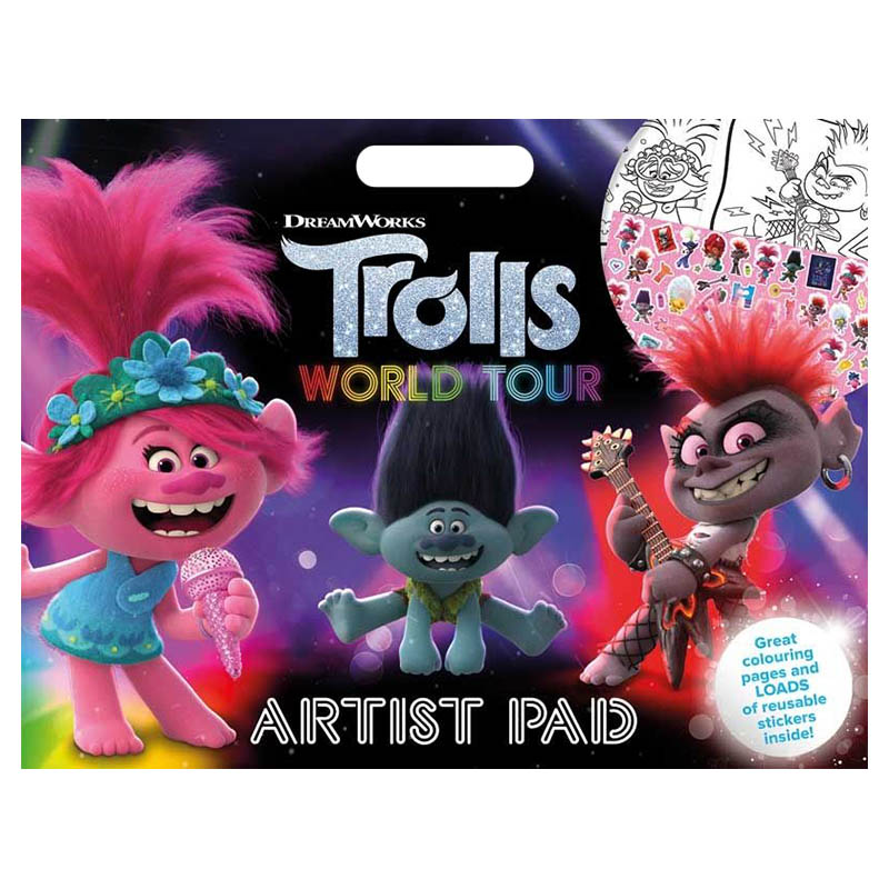 Buy Trolls 2 World Tour Artist Pad -Kids Activity Book in KSA | Mumzworld
