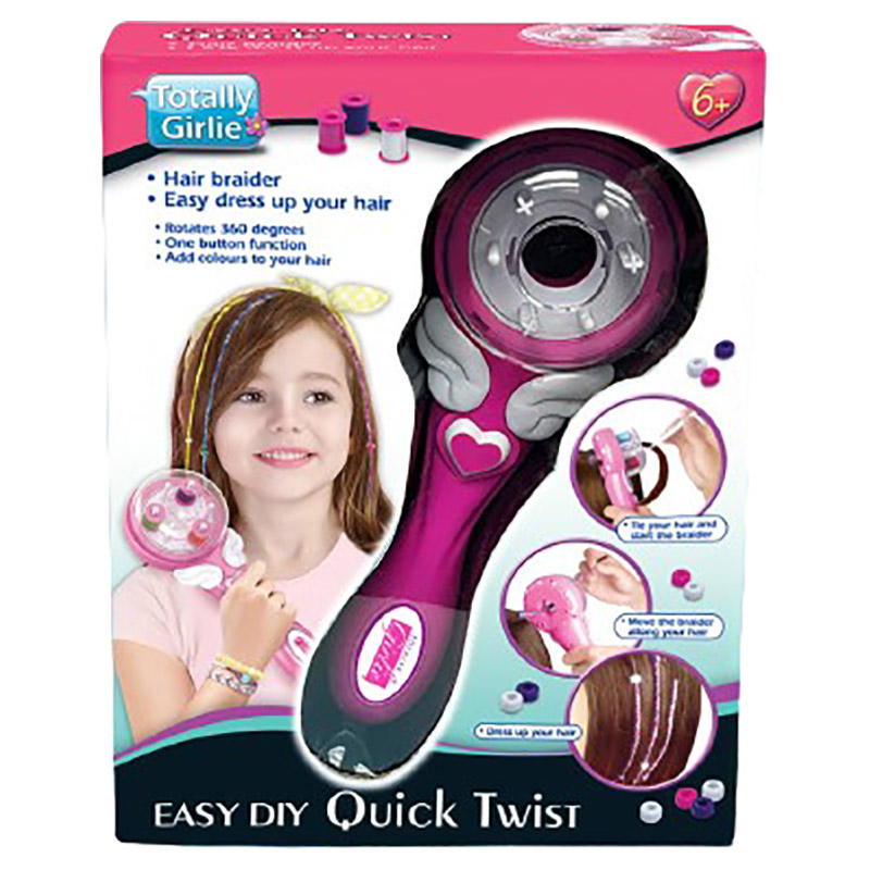 Buy Totally Girlie - Easy DIY Quick Twist Hair Braider DIY Crafts Kit ...