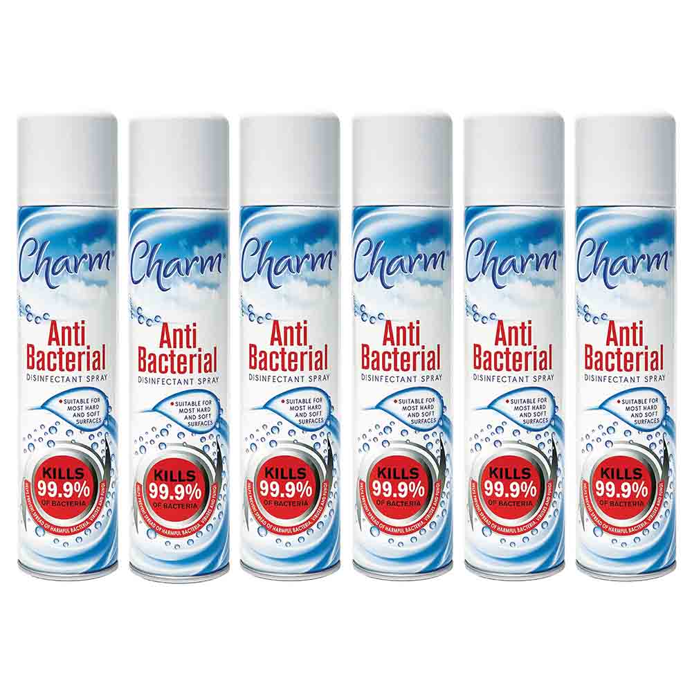 Buy Charmm - Antibacterial Disinfectant Spray 300ml Pack of 6 in KSA ...