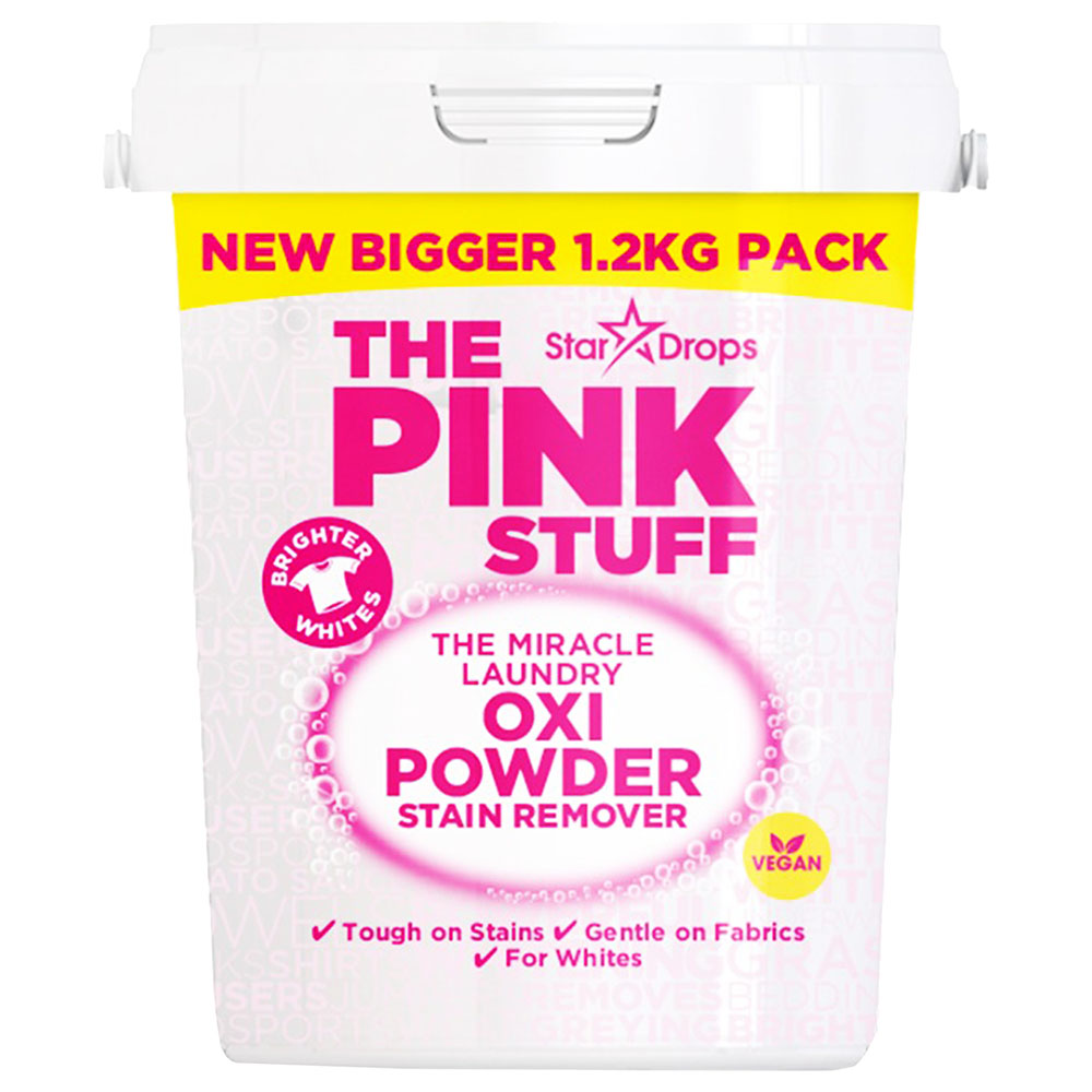 Buy Stardrops - The Pink Stuff Miracle Laundry Oxi Stain Remover Powder ...