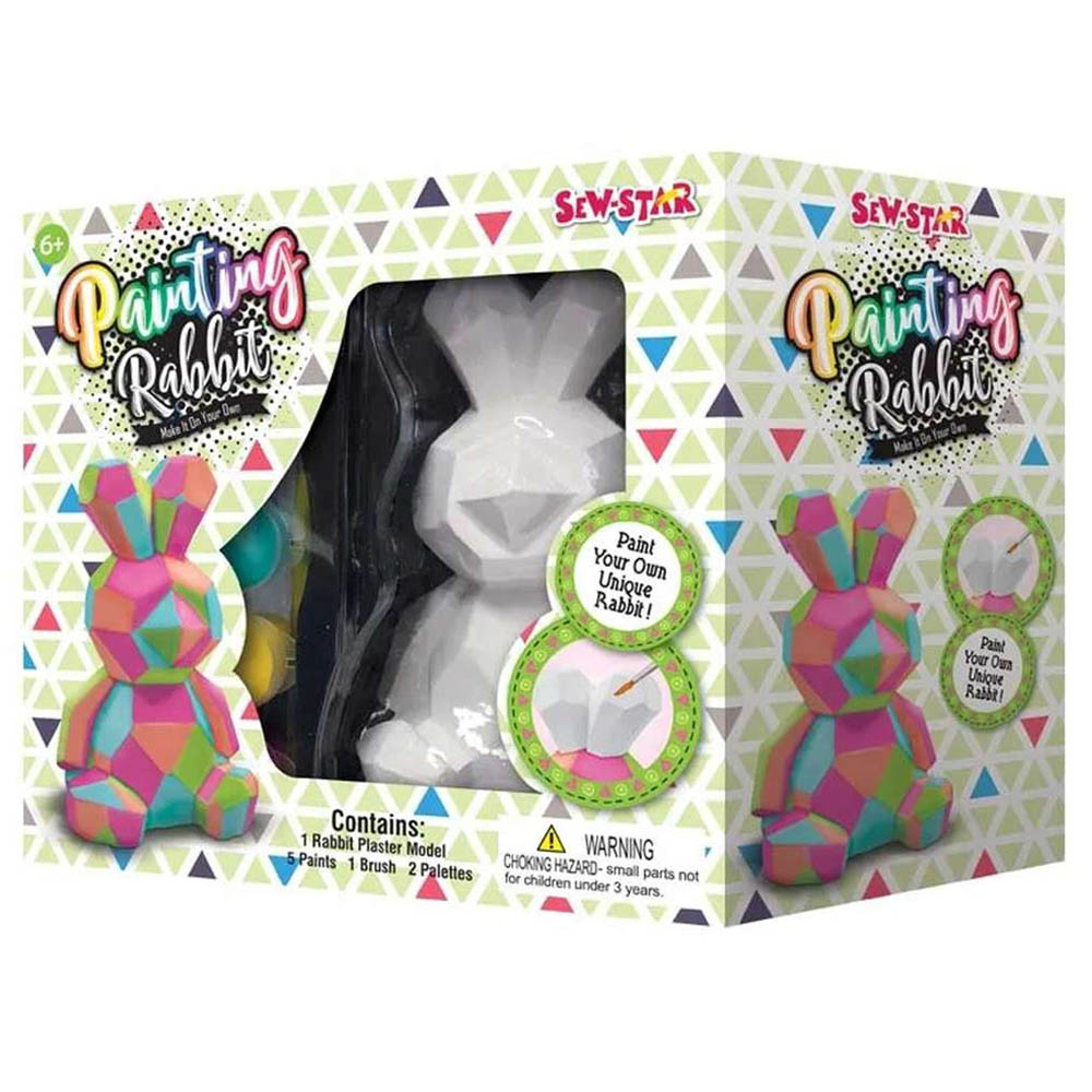 Sew Star - Make Your Own Rabbit Plaster Painting Kit