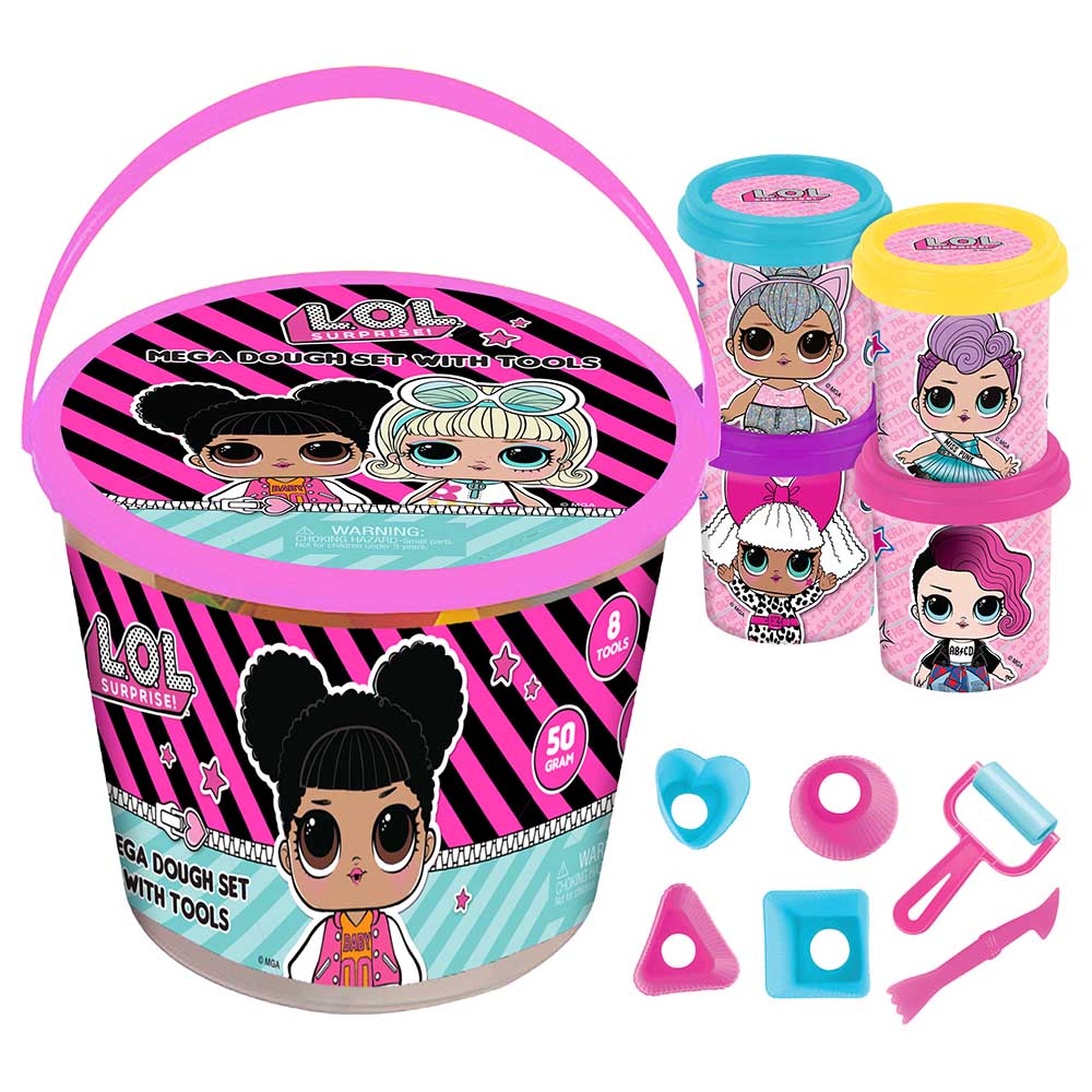 Buy Lol Surprise - Dough Bucket With Tools - 4 Assorted Cups in UAE ...