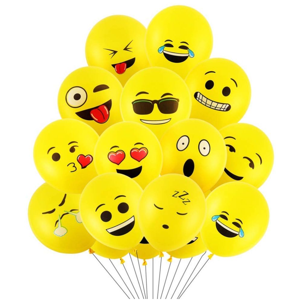 Buy Highland - Emoji Balloons 50pcs in KSA | Mumzworld