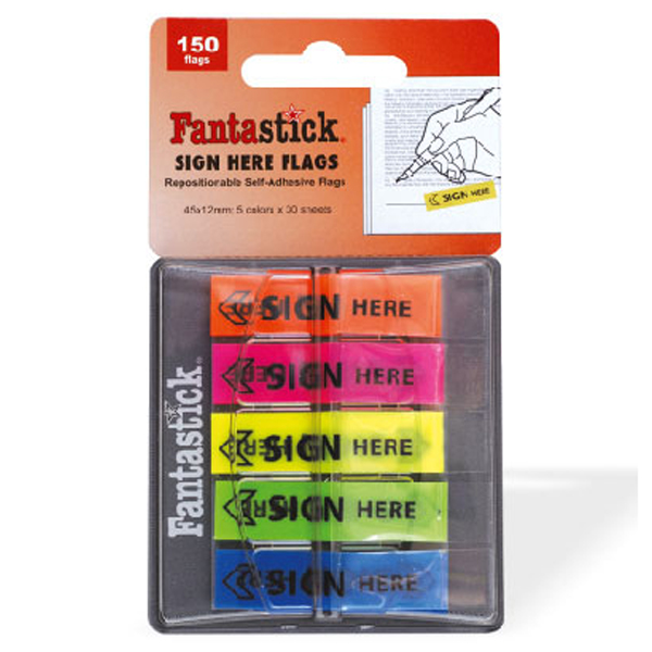 Buy Fantastick - Sign Here Flags - 5 Colors in UAE | Mumzworld