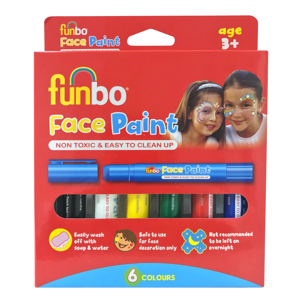 Buy Funbo - Face Paint 6pcs in KSA | Mumzworld