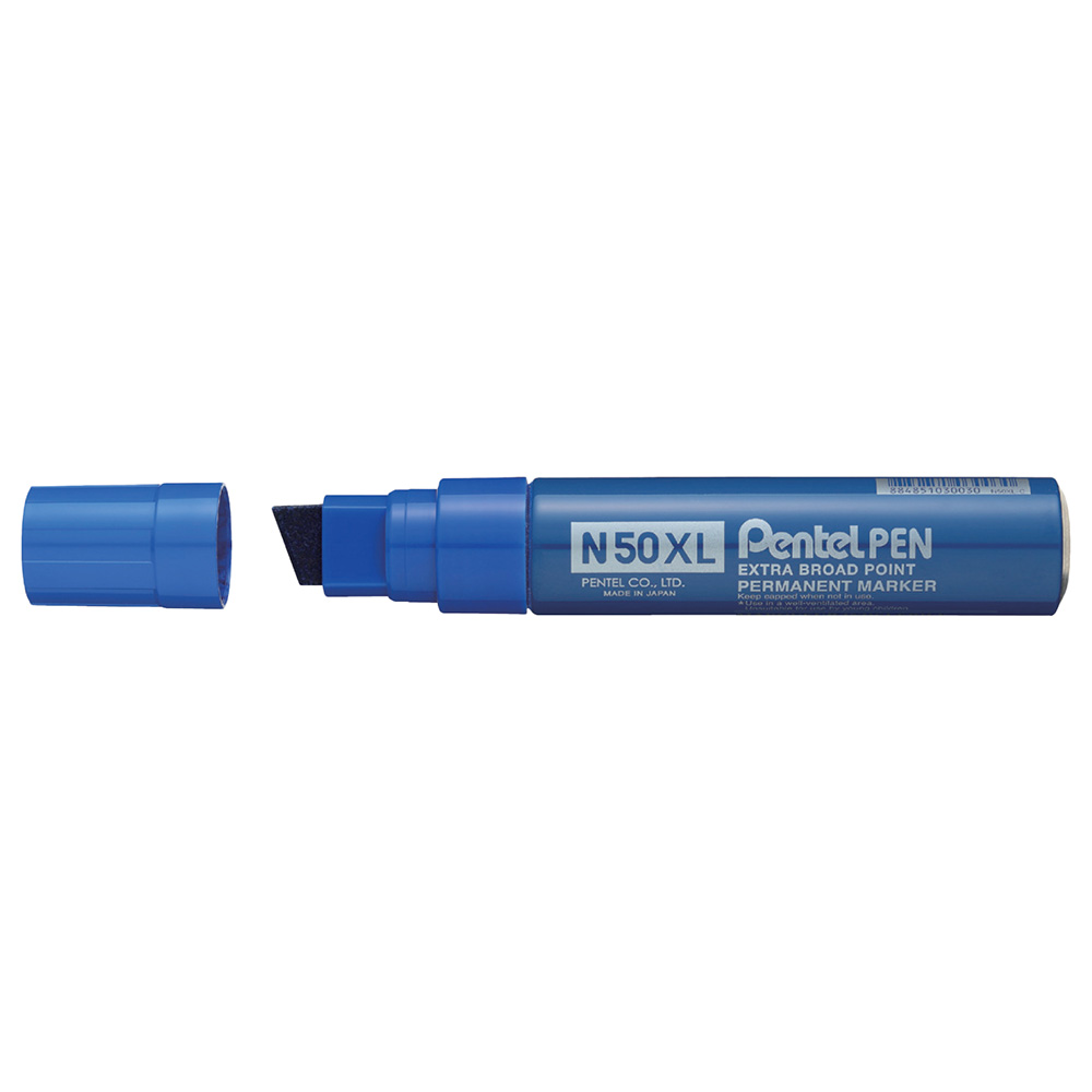 Pentel - Permanent Marker Extra Broad Chisel - Blue | Buy at Best Price ...